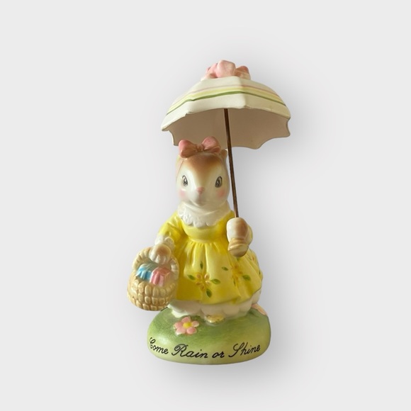 Avon | Accents | Vintage Avon Cherished Moments Miss Bunny Rabbit With ...